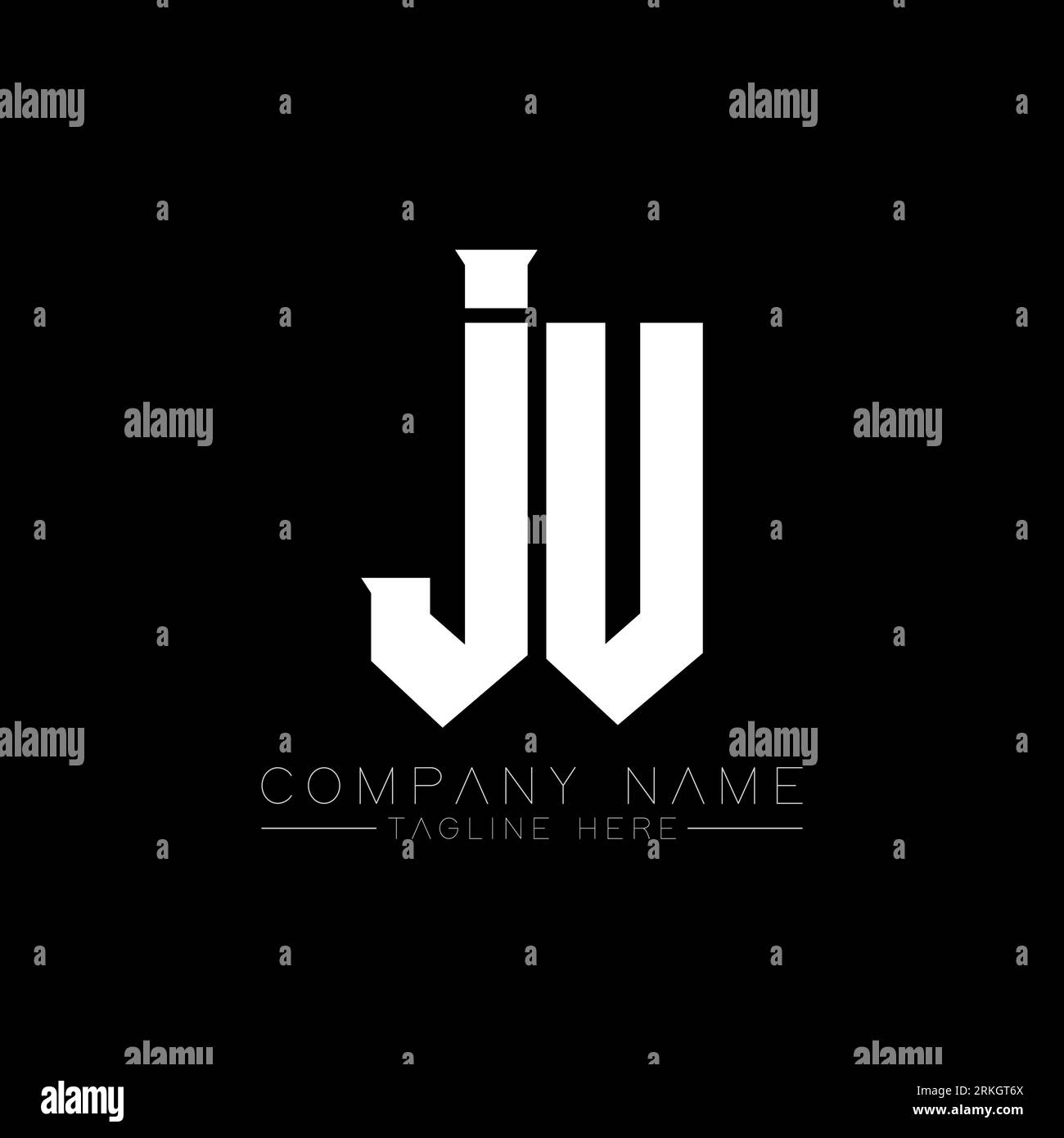 JU Letter Logo Design. Initial letters JU gaming's logo icon for ...