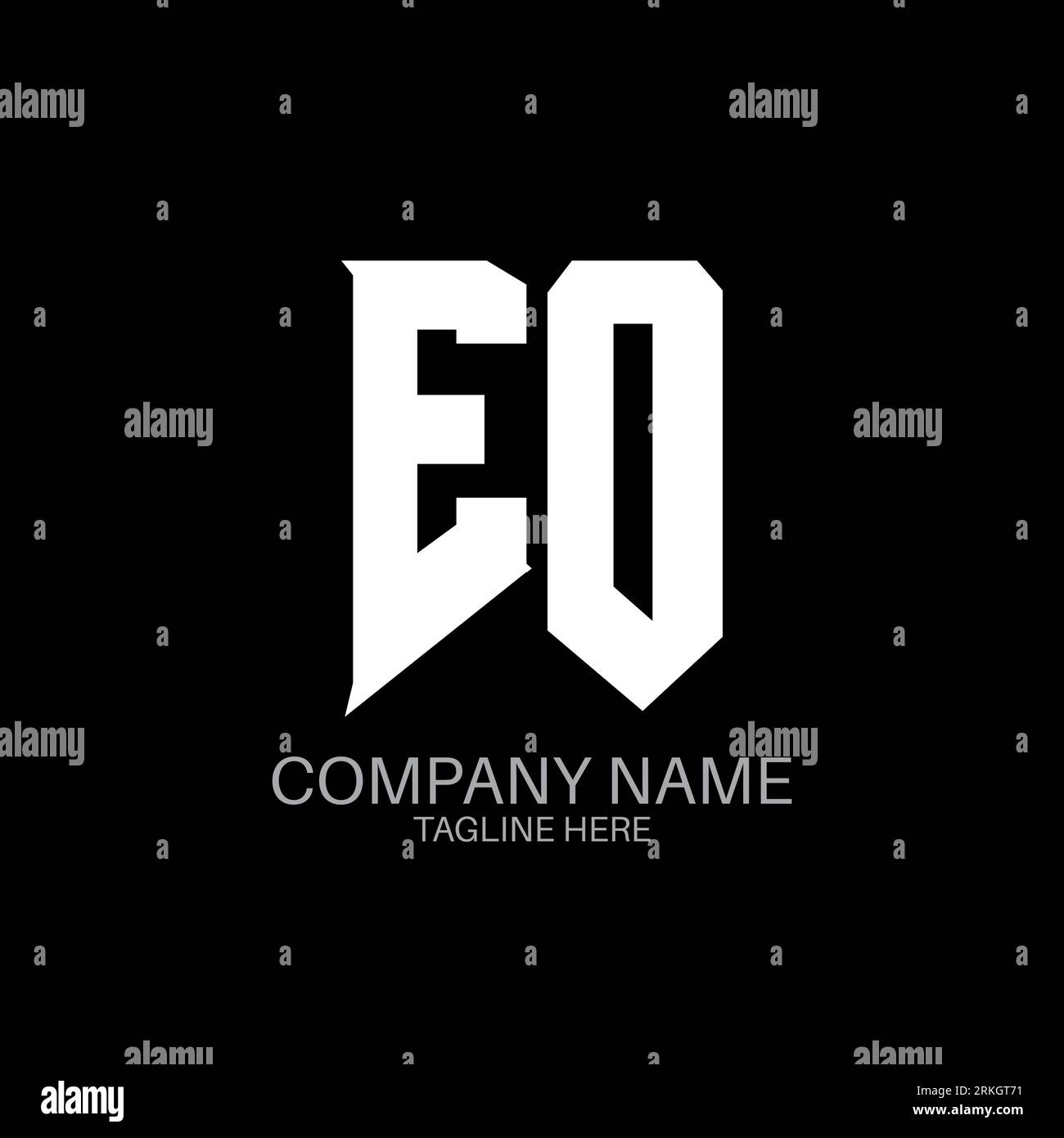 EO Letter Logo Design. Initial letters EO gaming's logo icon for ...