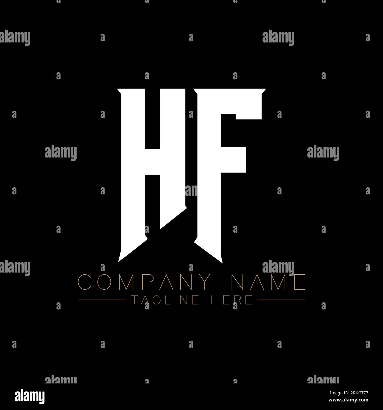 Hf gaming letters Stock Vector Images - Alamy