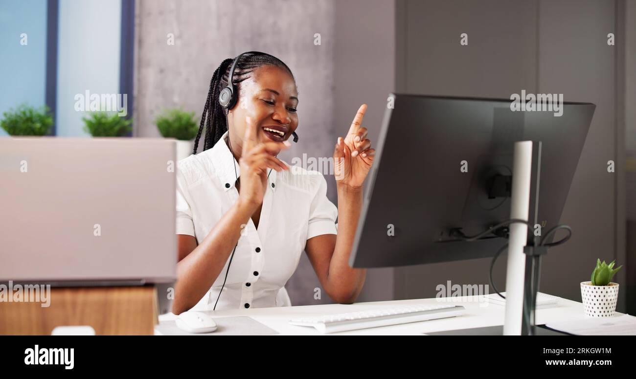 Online Virtual Training Conference Webinar. African Woman Interview ...
