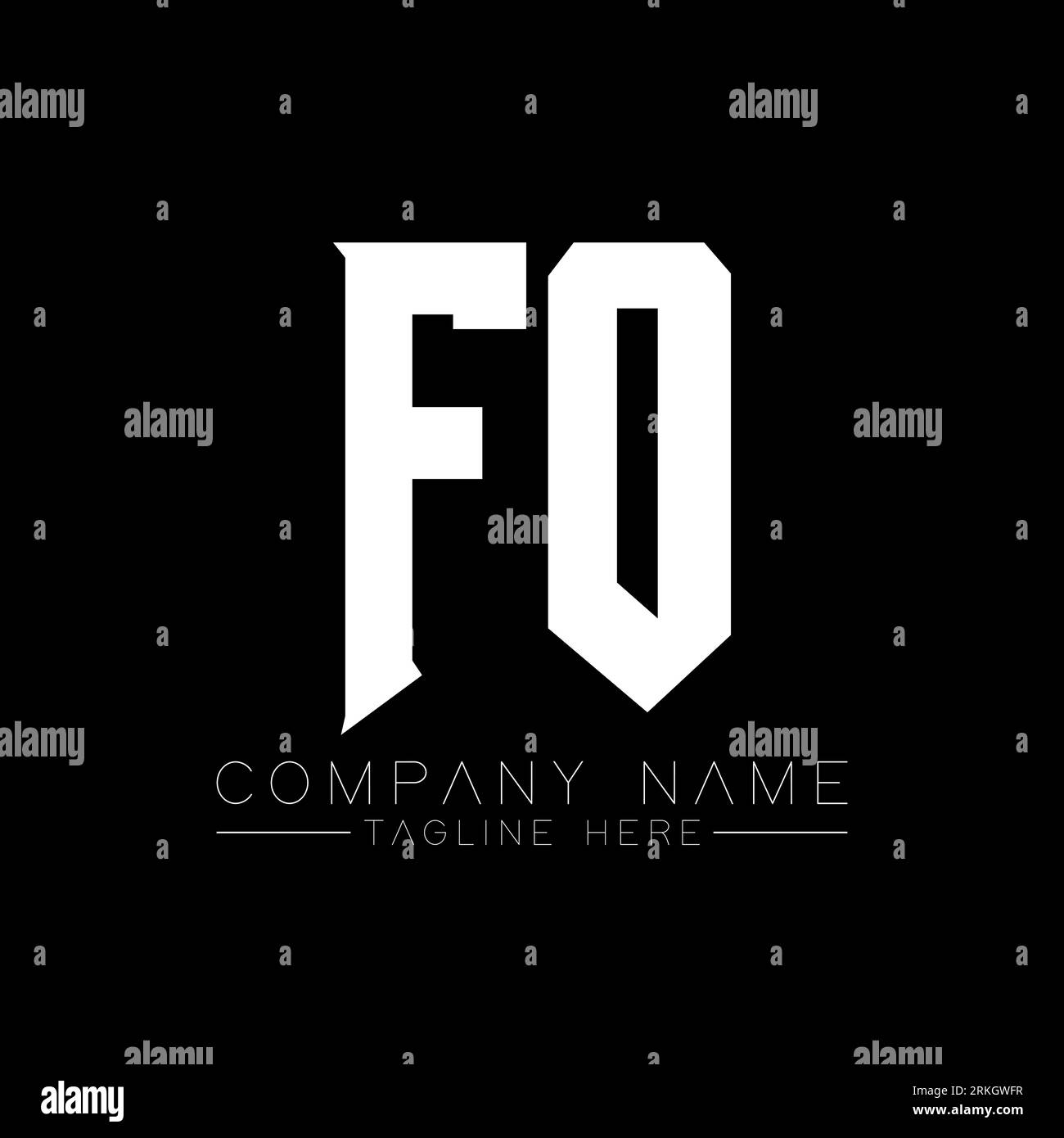 FO Letter Logo Design. Initial letters FO gaming's logo icon for ...