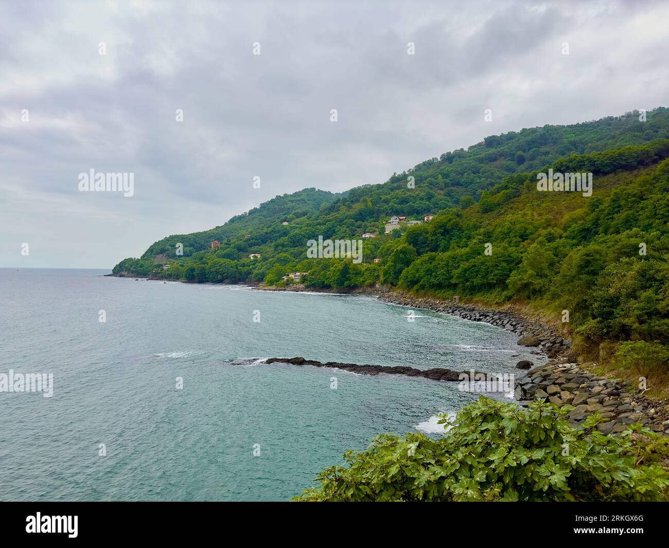 A stunning view of Ordu Persembe Coast in the Blacksea Region of Turkey ...