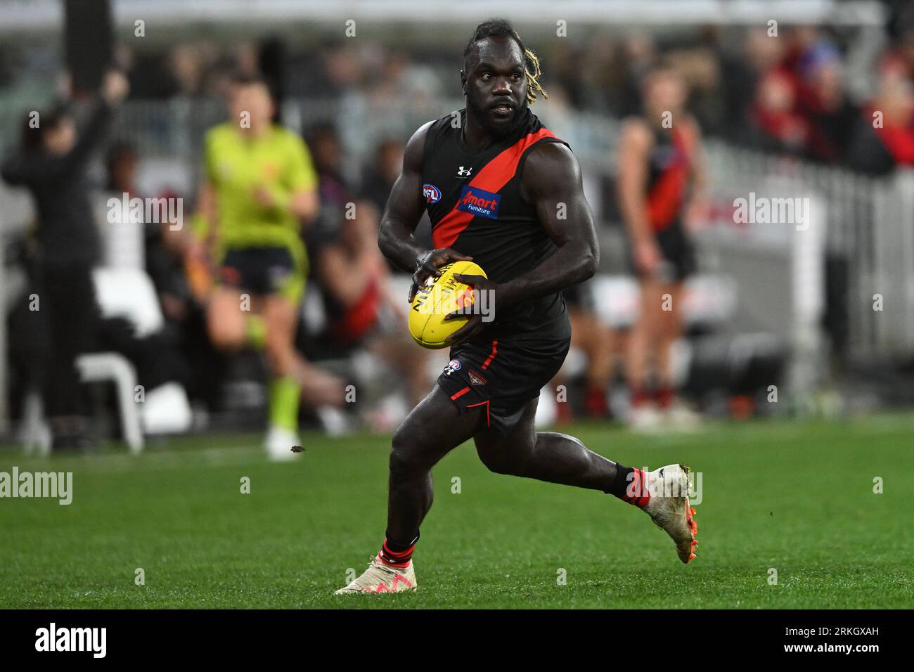 Melbourne, Australia. 25th Aug, 2023. Anthony Mcdonald-Tipungwuti of ...