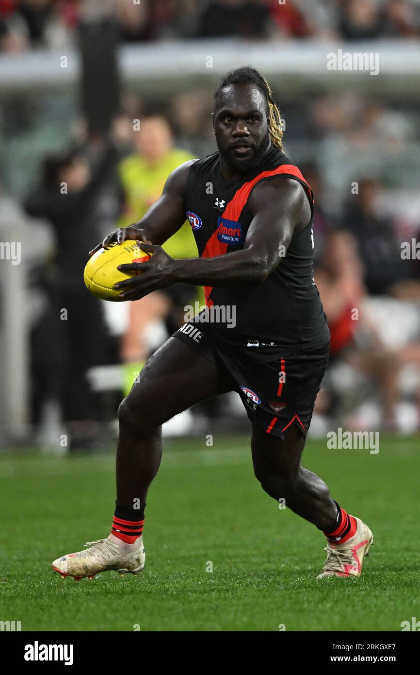 Melbourne, Australia. 25th Aug, 2023. Anthony Mcdonald-Tipungwuti of ...
