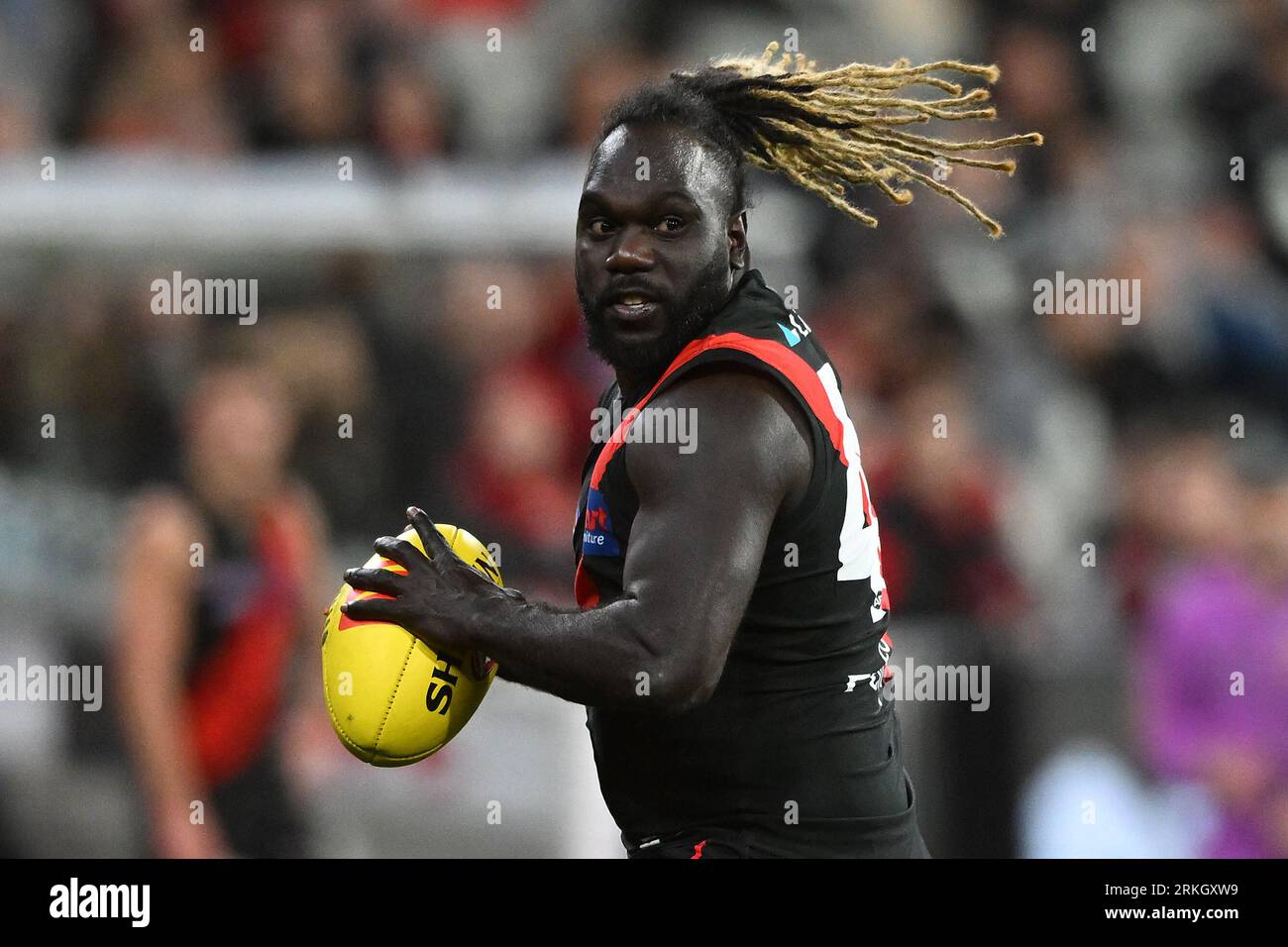 Melbourne, Australia. 25th Aug, 2023. Anthony Mcdonald-Tipungwuti of ...
