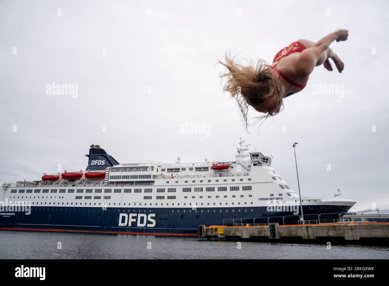 Oslo 20230825.Asbjørg Nesje from Norway is a participant and trains in ...