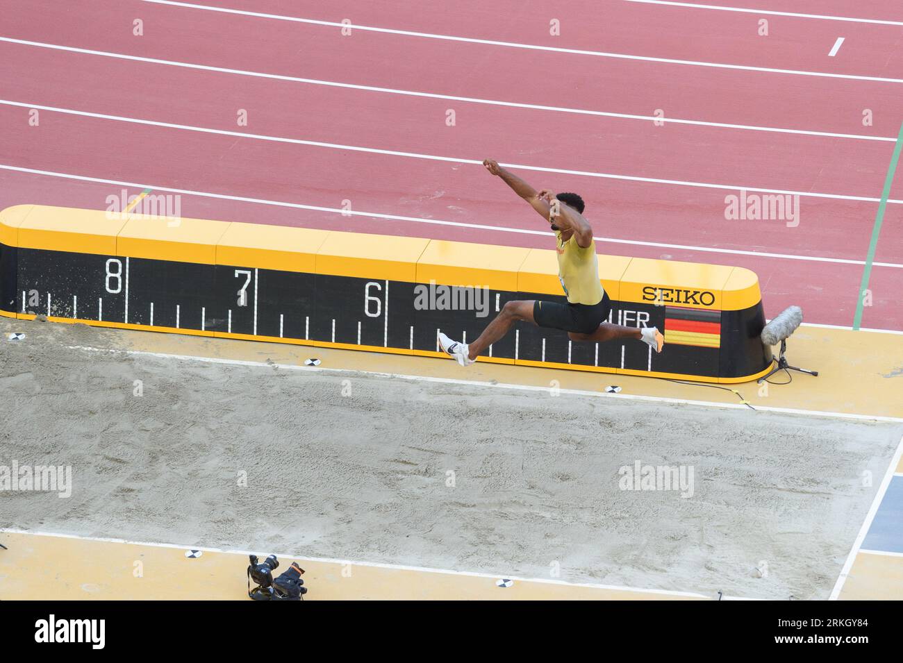 August 25, 2023: Leo Neugebauer (Germany) during the decathlon long ...