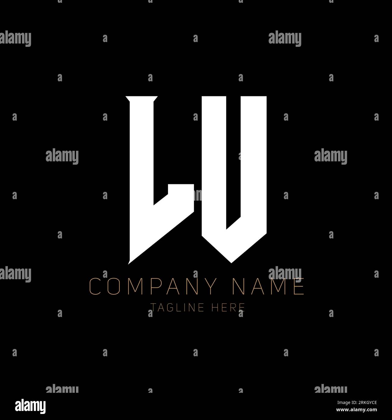 LU Letter Logo Design. Initial letters LU gaming's logo icon for ...