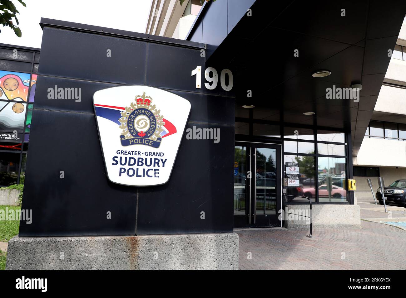 The Sudbury police are shown headquarters in Sudbury, Ont., Wednesday ...