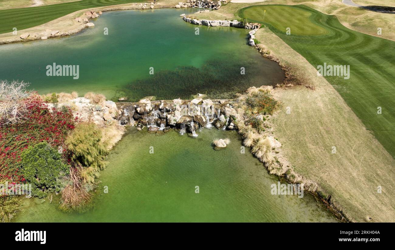 An aerial view of the Stonewall Golfers Golf Course in California Stock ...