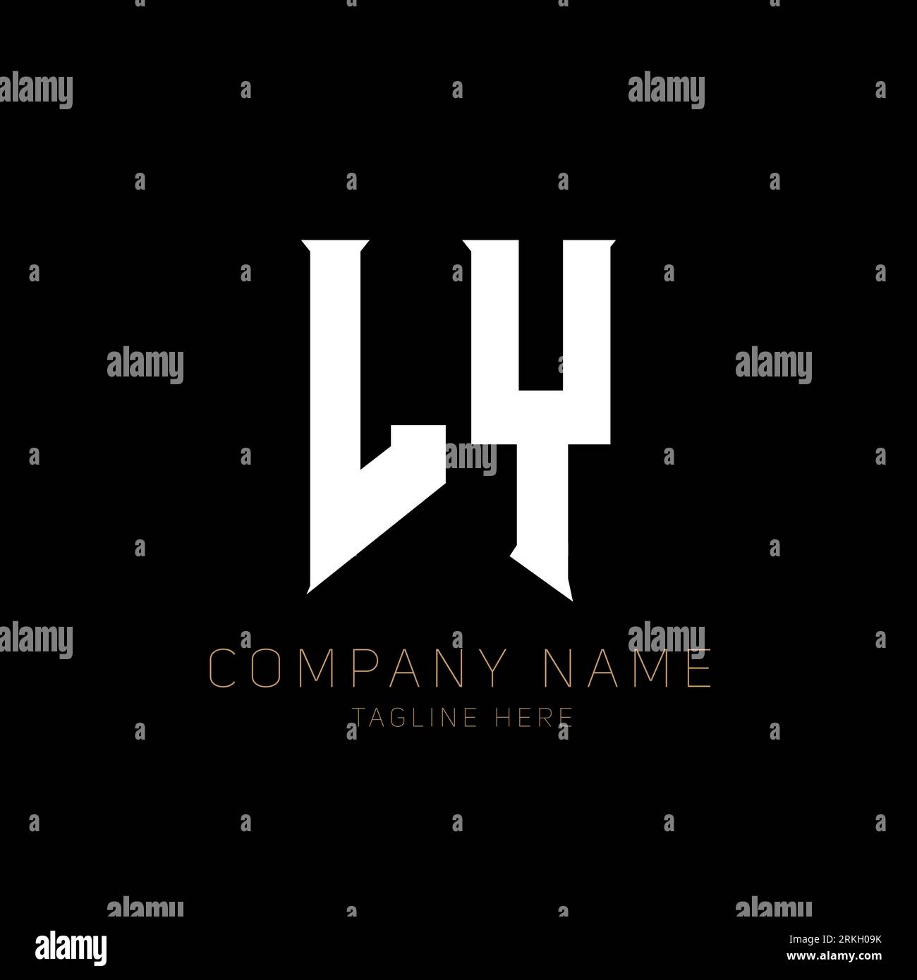 LY Letter Logo Design. Initial letters LY gaming's logo icon for ...