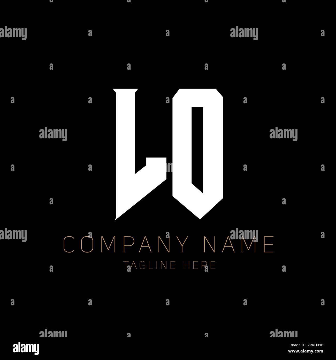 LO Letter Logo Design. Initial letters LO gaming's logo icon for ...