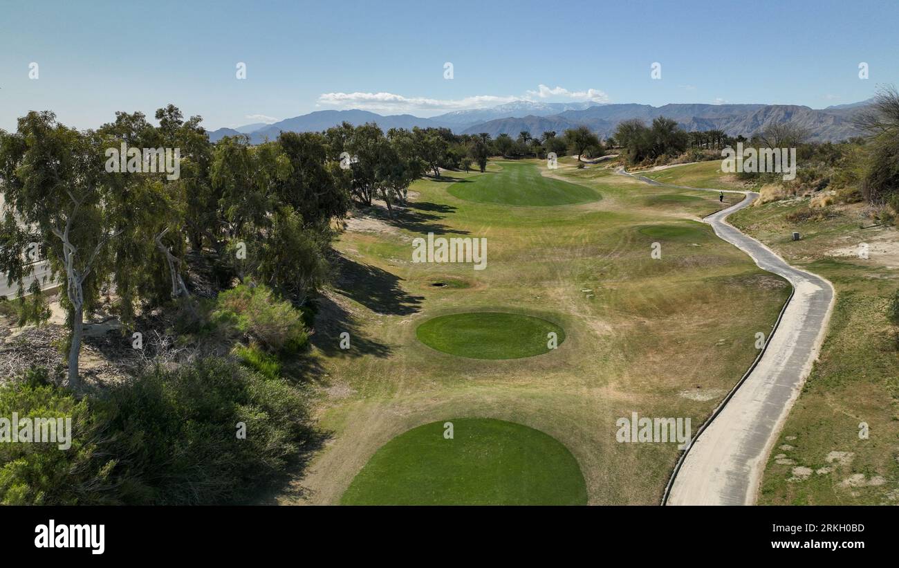 An aerial view of the Stonewall Golfers Golf Course in California Stock ...