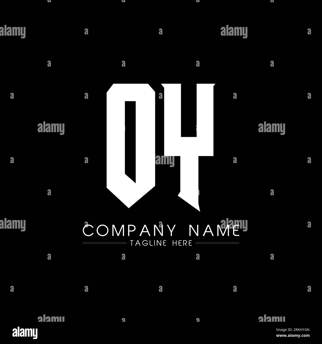 Oy font Stock Vector Images - Alamy