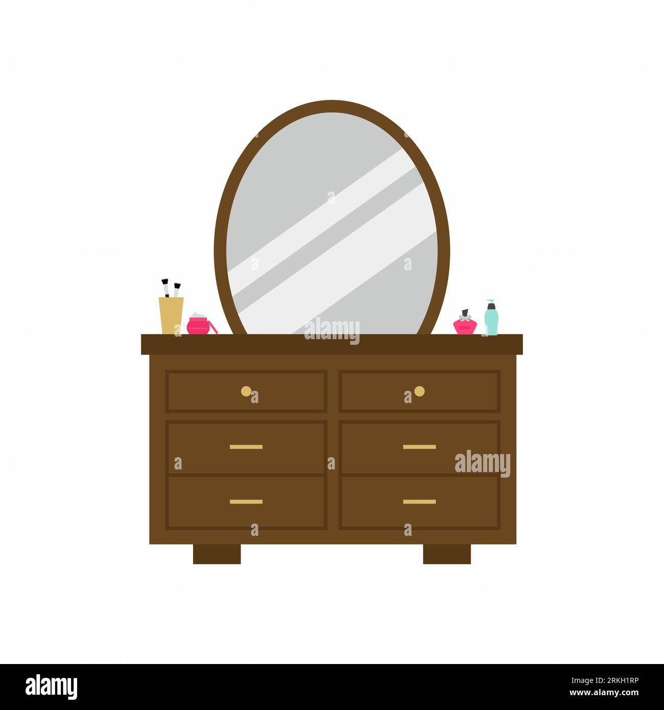 Makeup Table Cartoon at Barbara Eley blog