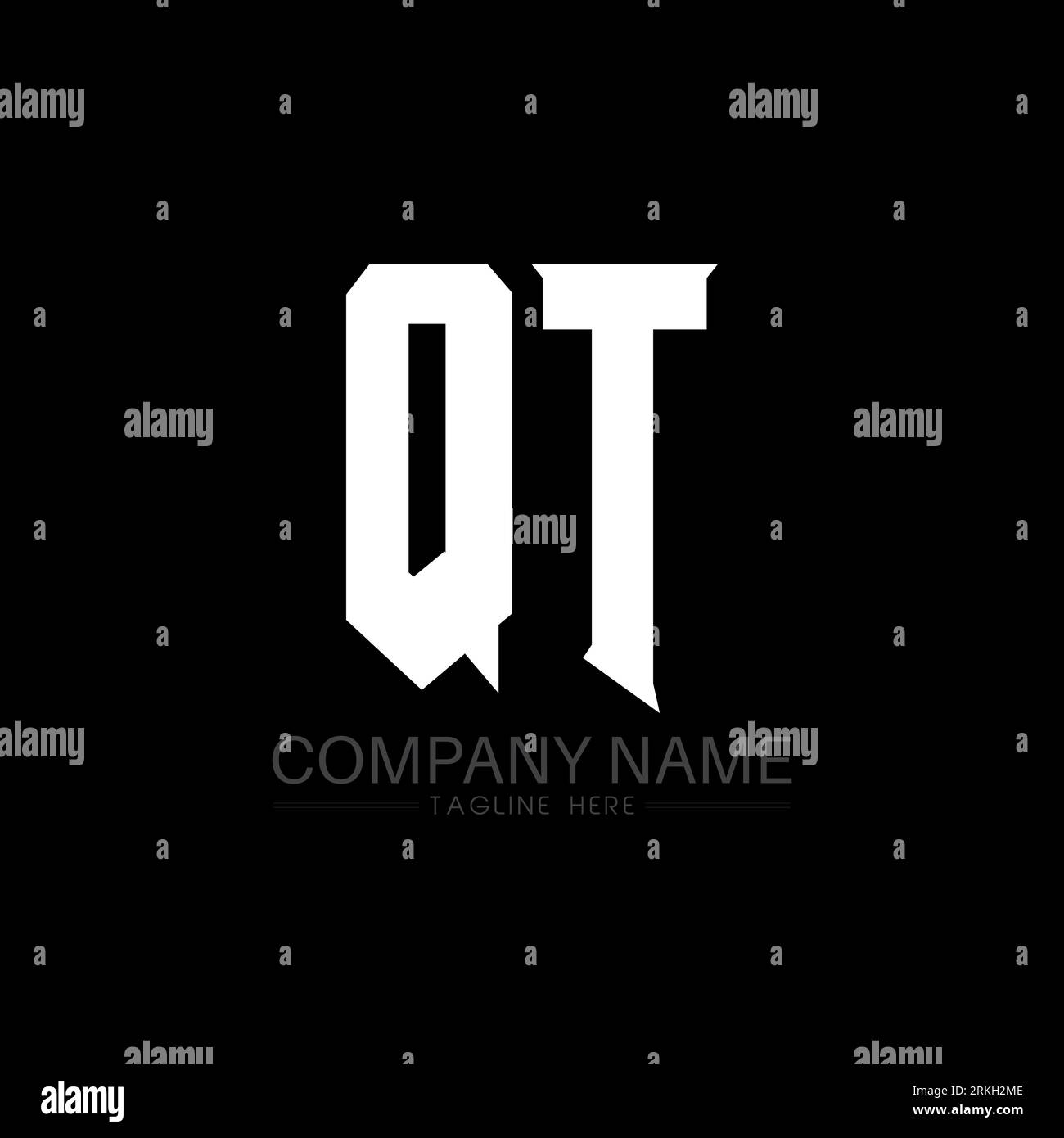 QT Letter Logo Design. Initial letters QT gaming's logo icon for ... QT Letter Logo Design. Initial letters QT gaming's logo icon for ...