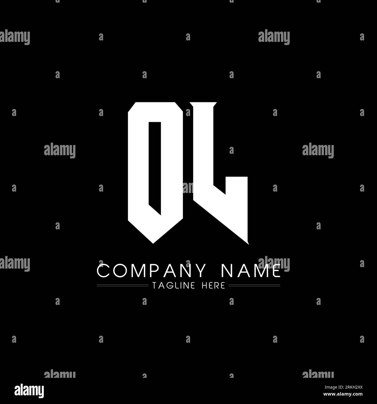 OL Letter Logo Design. Initial letters OL gaming's logo icon for ...