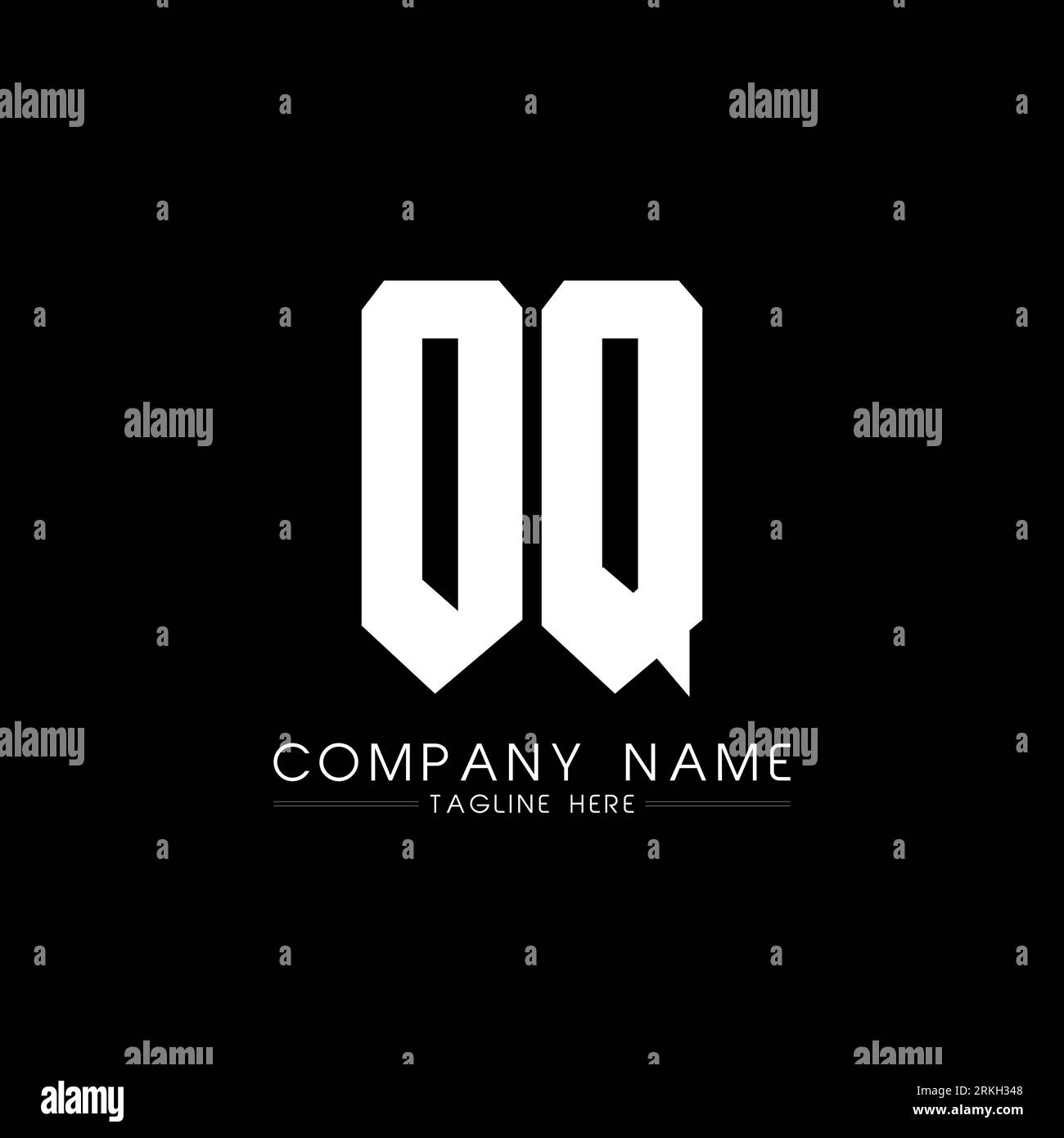 OQ Letter Logo Design. Initial letters OQ gaming's logo icon for ...