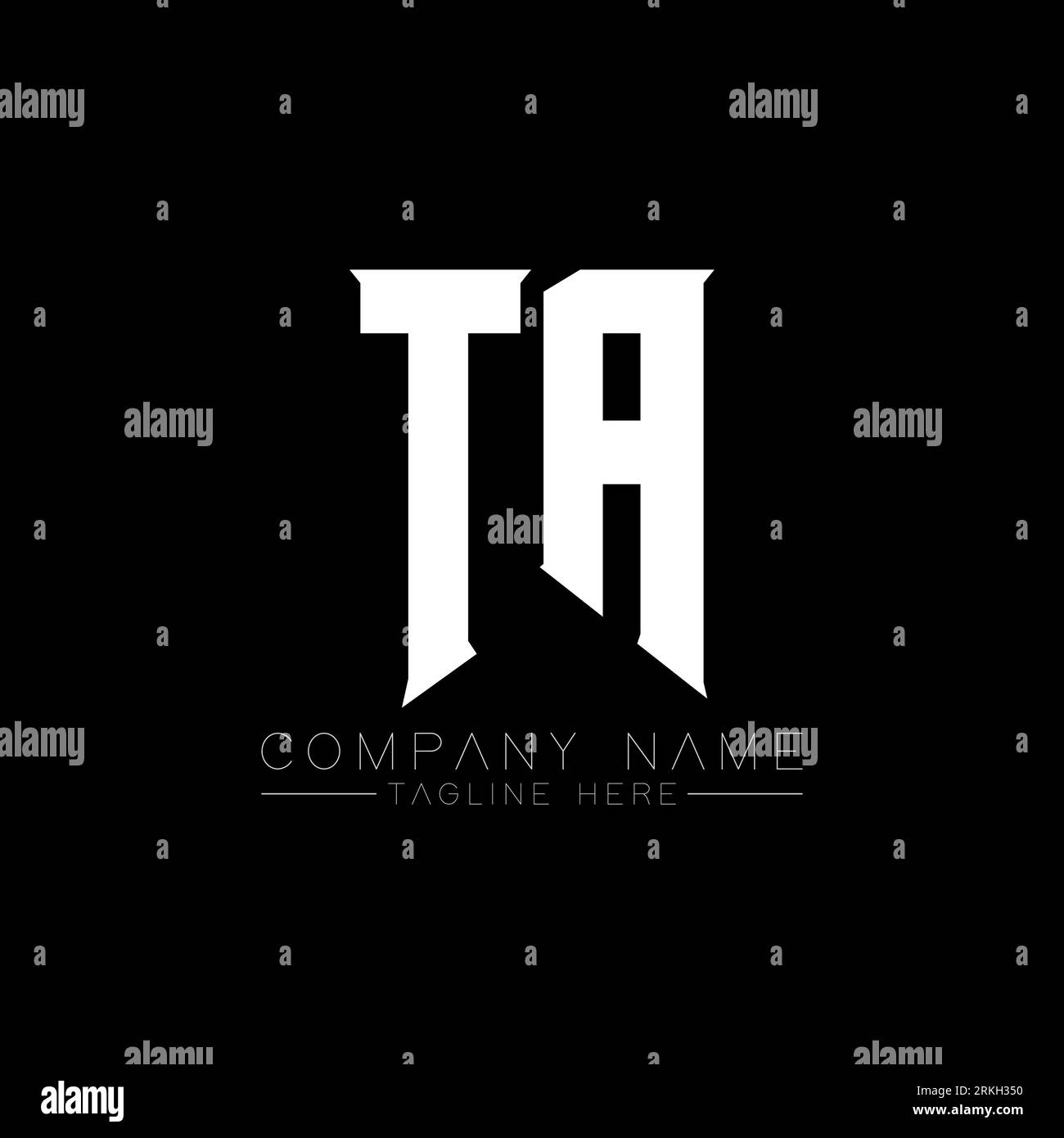 TA Letter Logo Design. Initial letters TA gaming's logo icon for ...