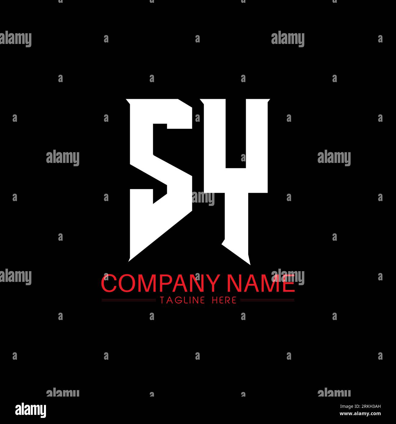 SY Letter Logo Design. Initial letters SY gaming's logo icon for ...