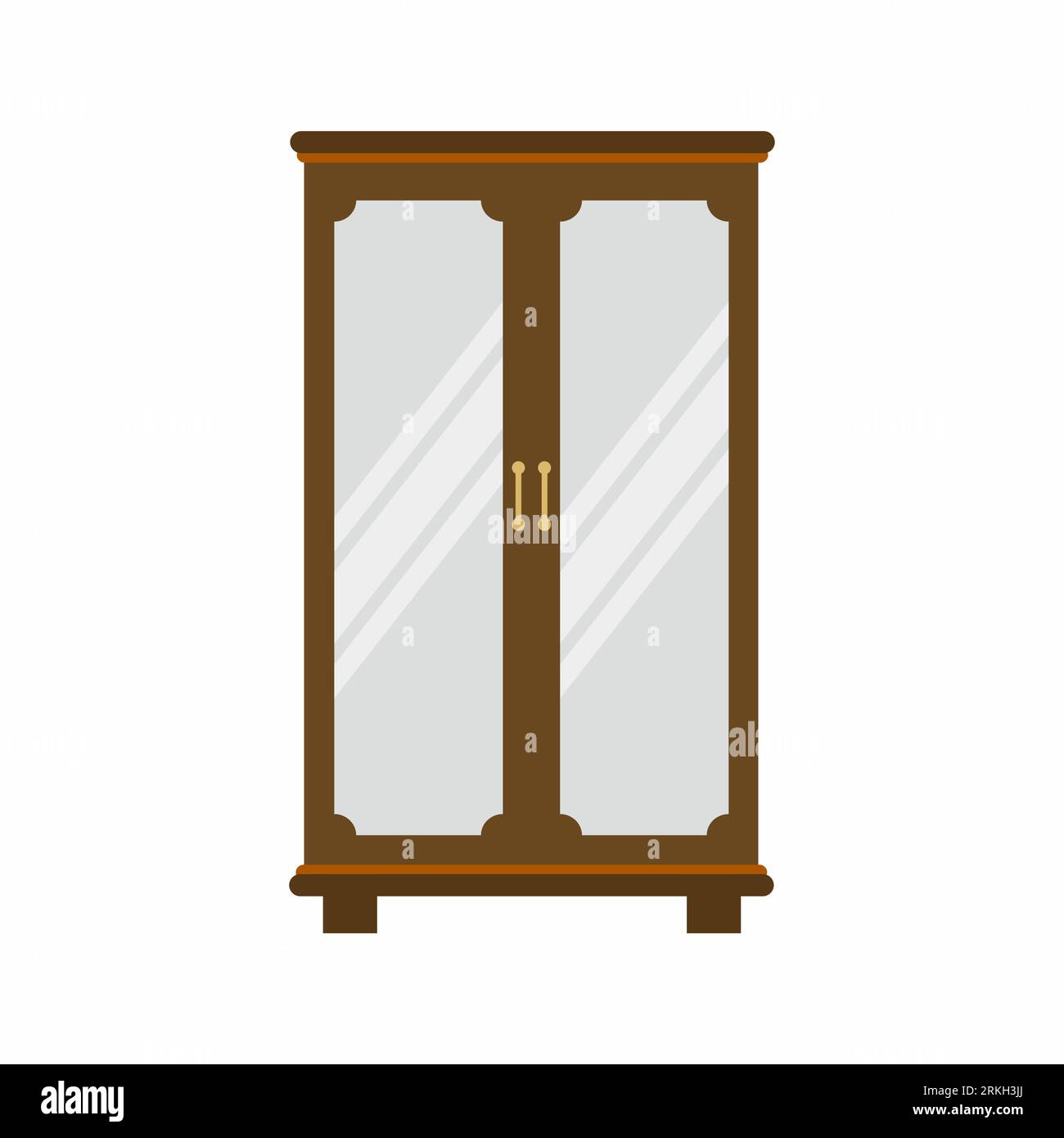 Vintage furniture in gold Stock Vector Images - Alamy