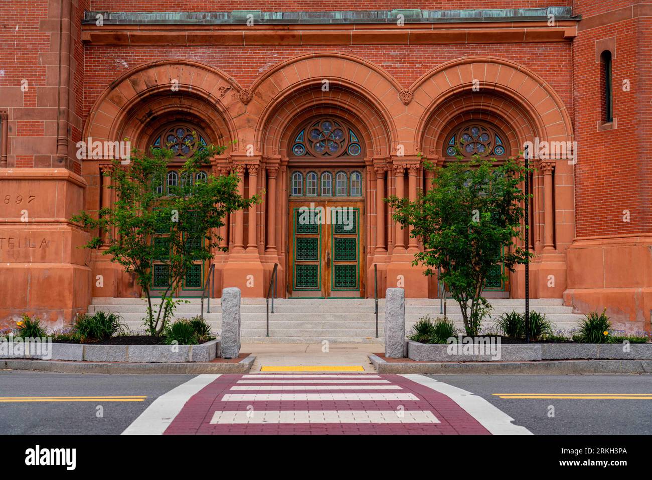 An exterior view of St Mary Star of the Sea Catholic Church in Beverly ...