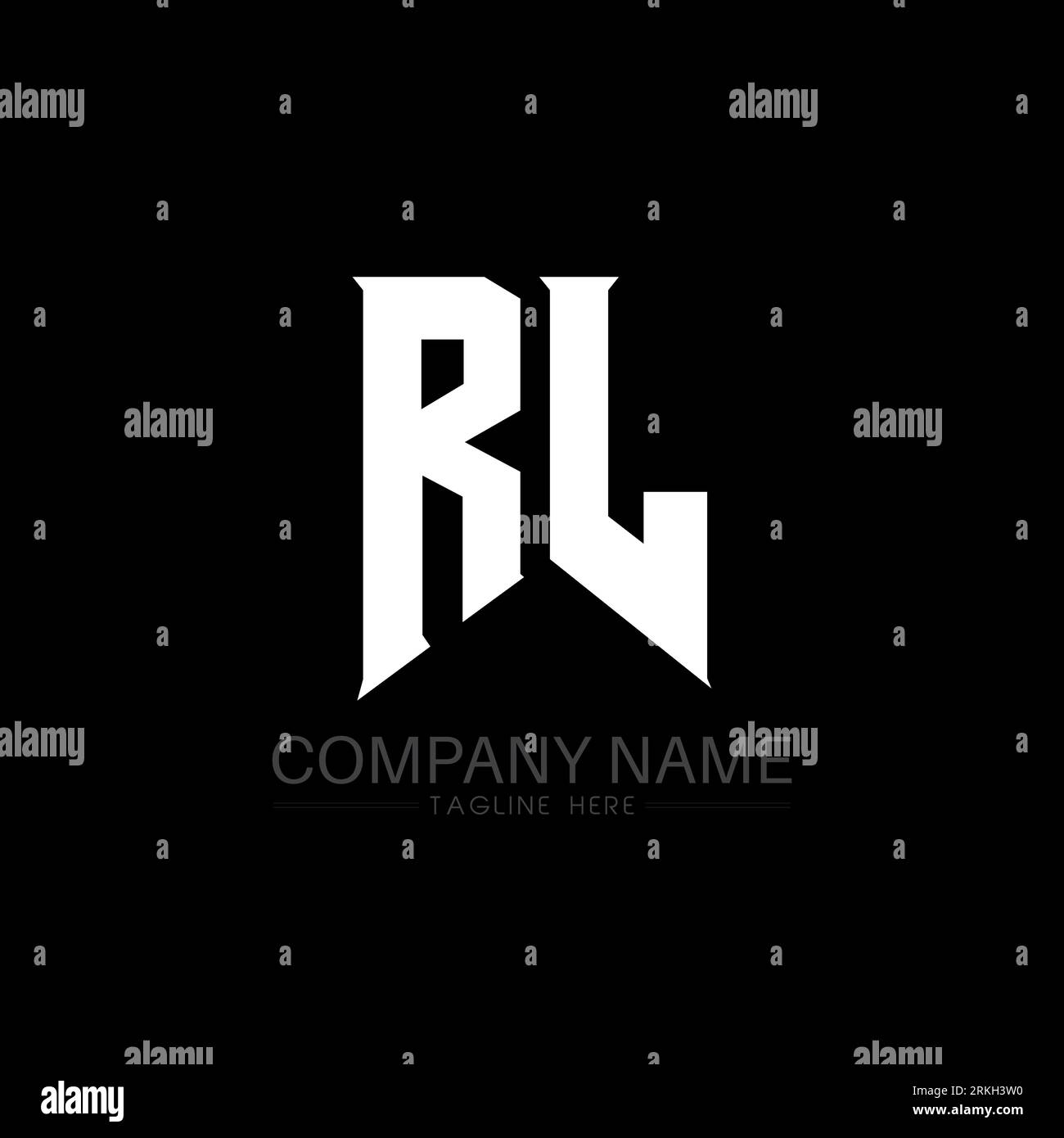 Rl template Stock Vector Images - Alamy