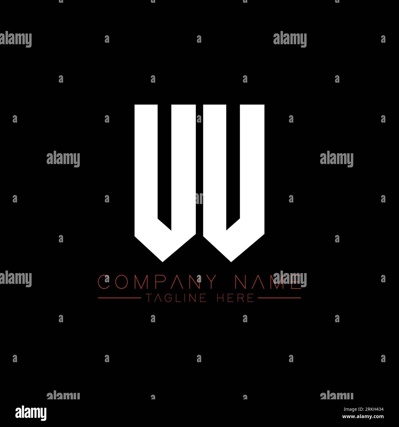 UV Letter Logo Design. Initial letters UV gaming's logo icon for ...