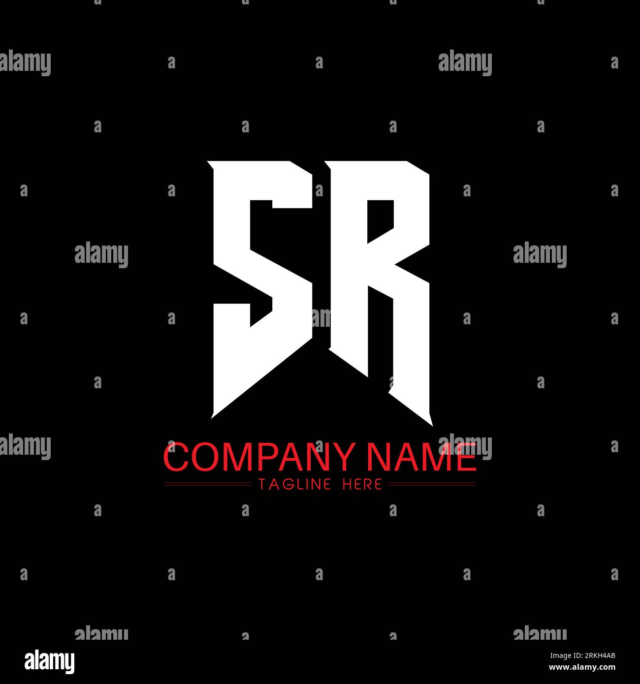 Sr font Stock Vector Images - Alamy