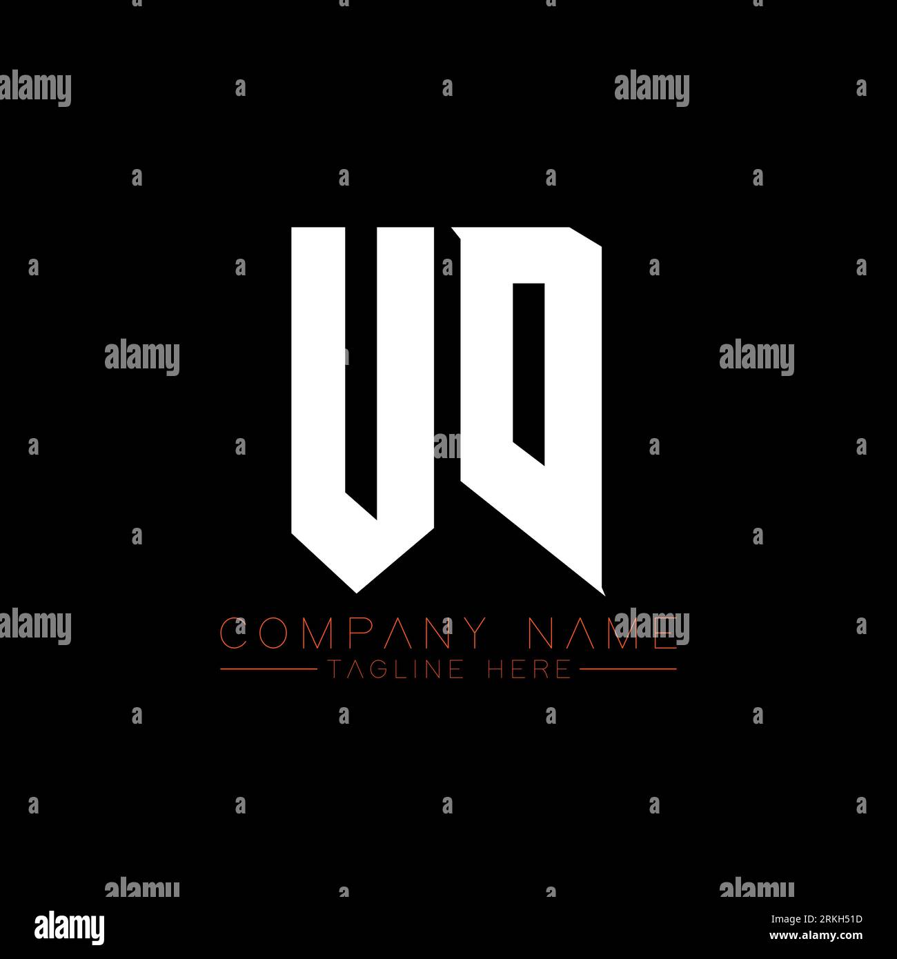 UD Letter Logo Design. Initial letters UD gaming's logo icon for ...