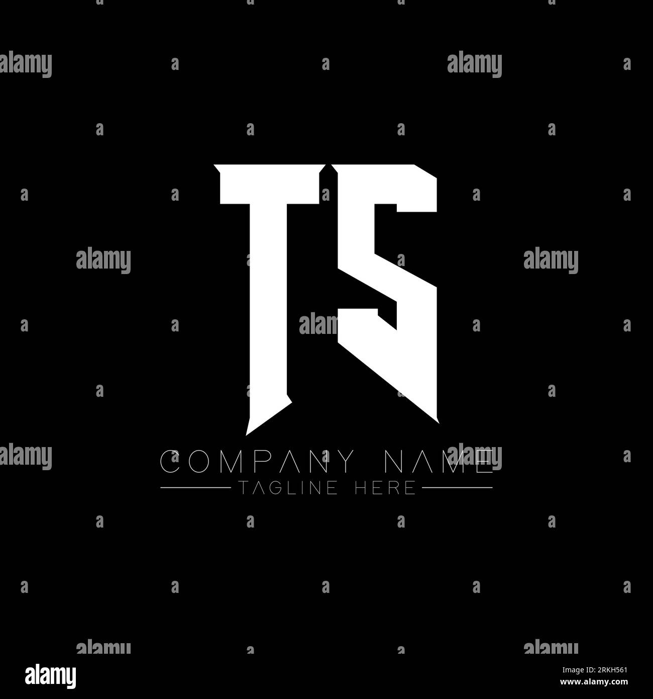TS Letter Logo Design. Initial letters TS gaming's logo icon for ...