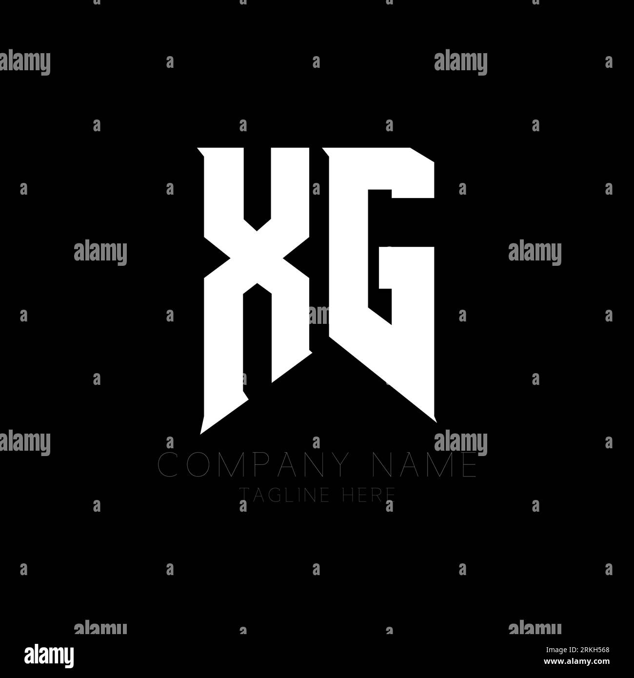 XG Letter Logo Design. Initial letters XG gaming's logo icon for ...
