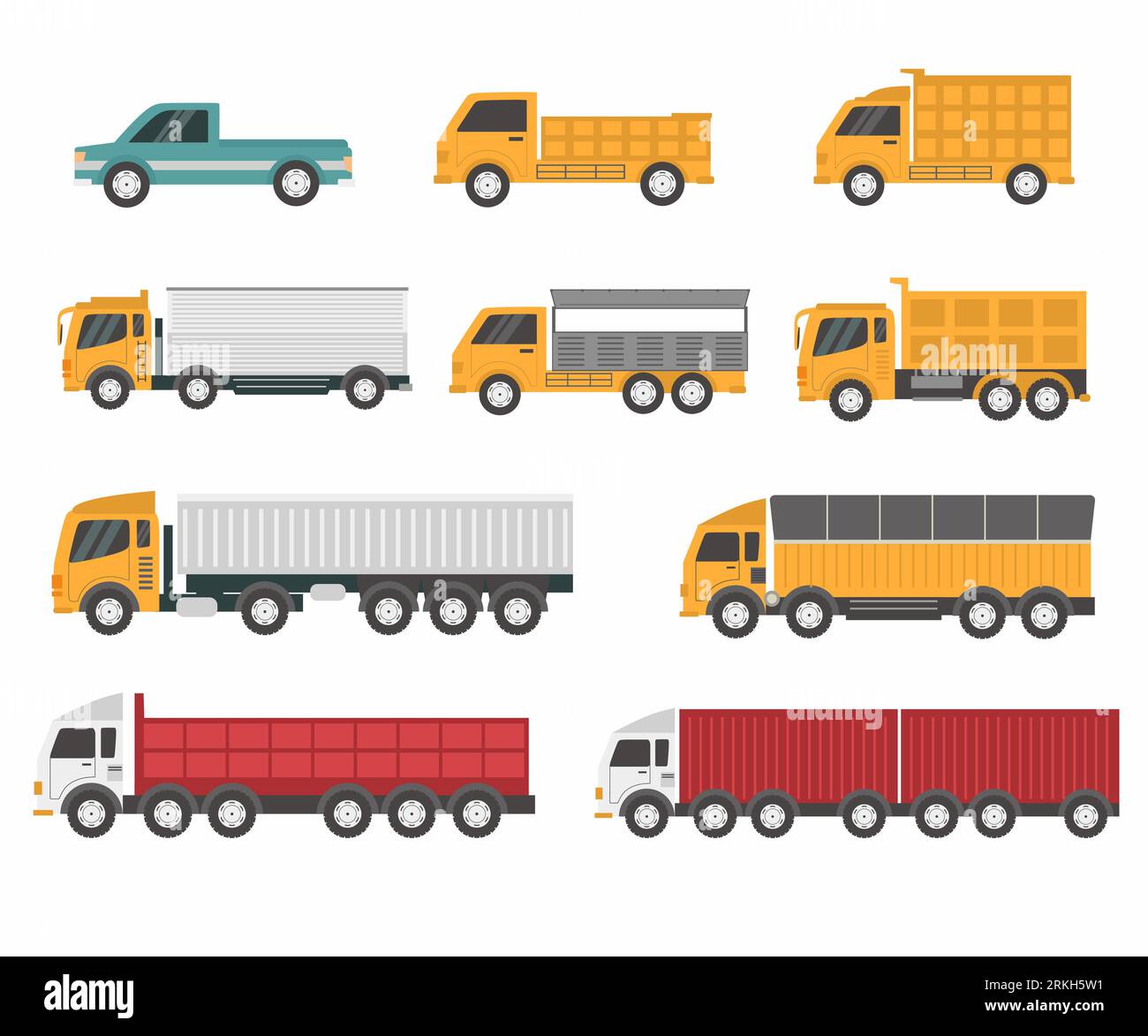 Heavy goods vehicle on Stock Vector Images - Alamy
