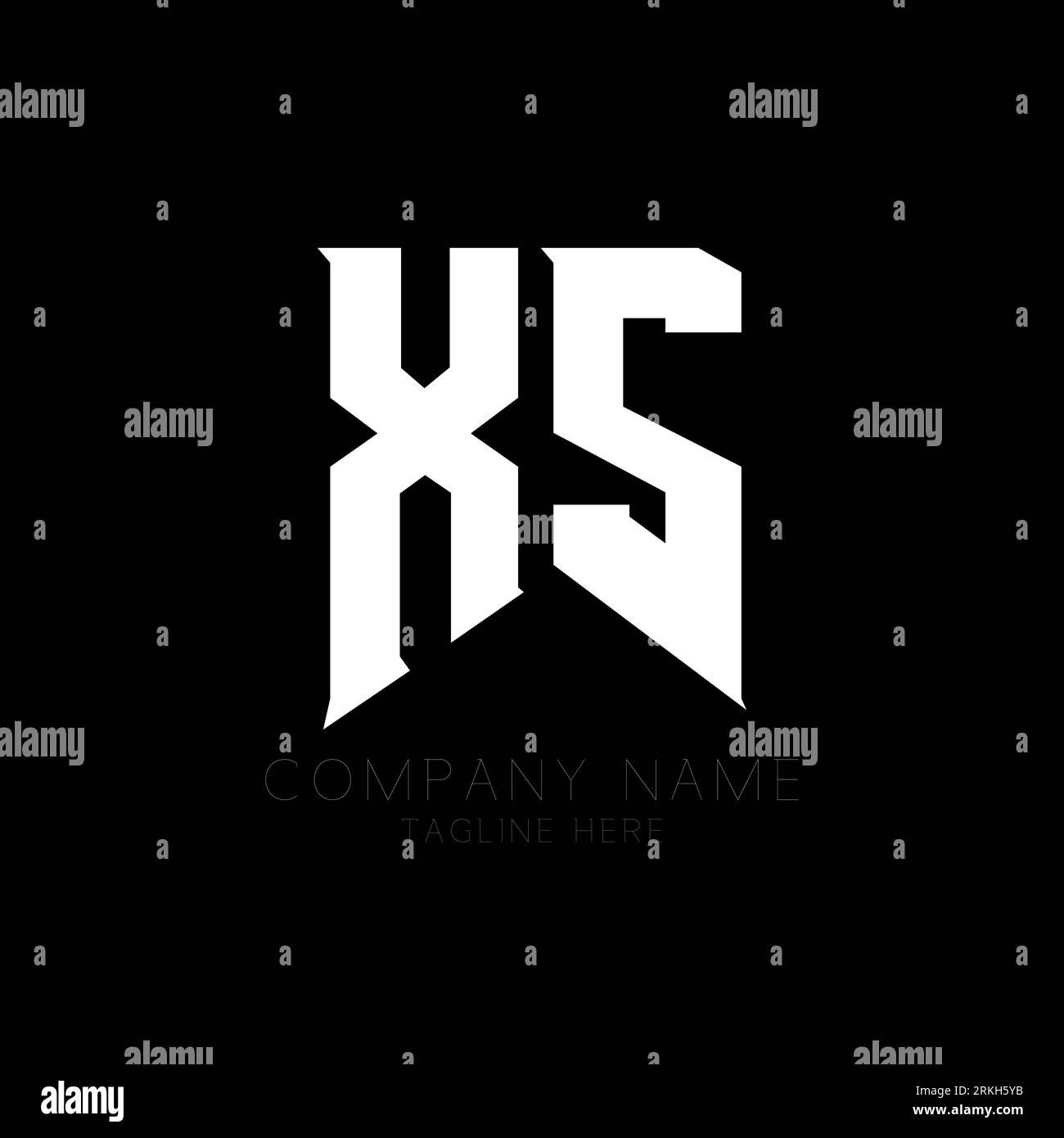 XS Letter Logo Design. Initial letters XS gaming's logo icon for ...