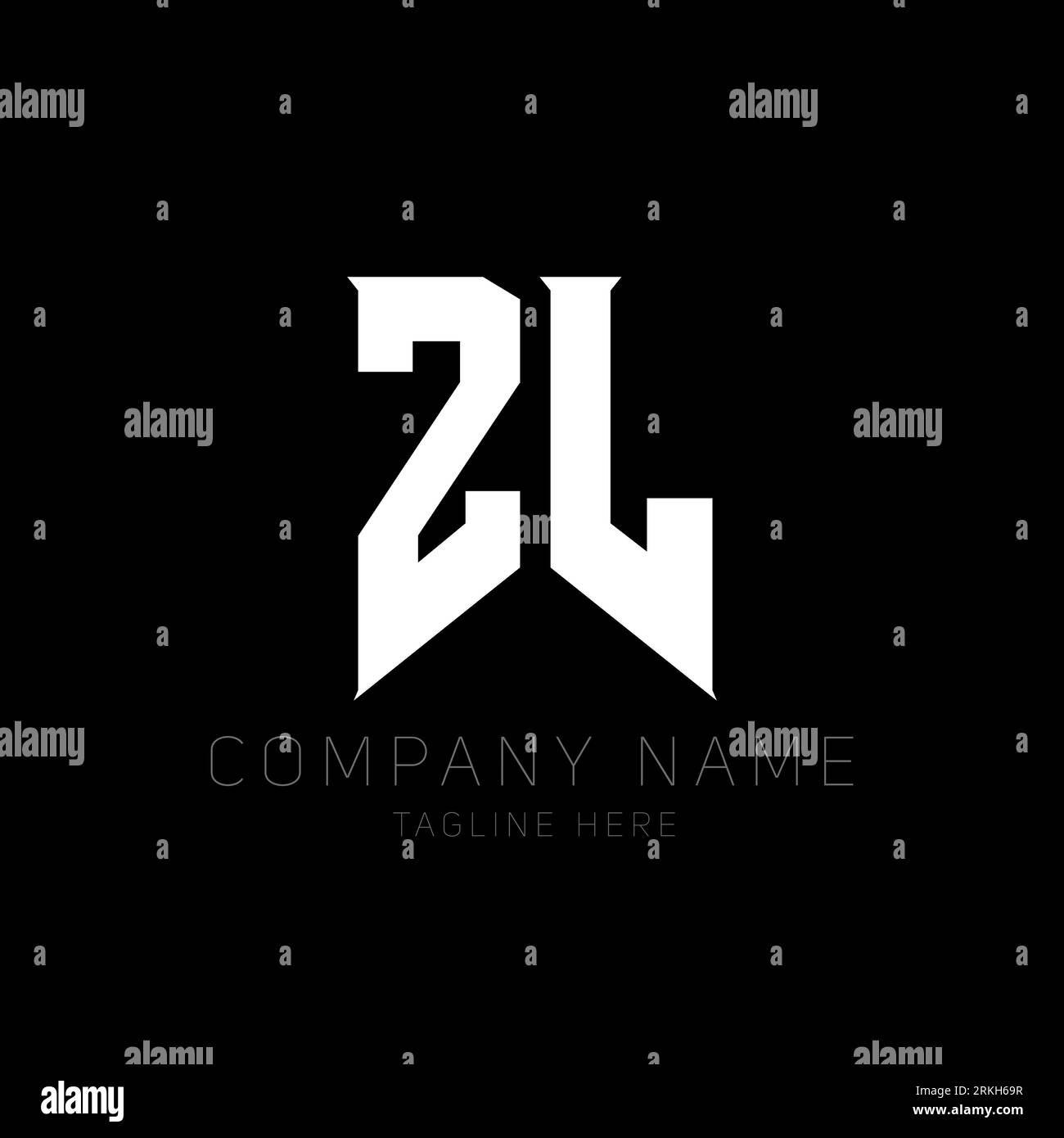 ZL Letter Logo Design. Initial letters ZL gaming's logo icon for ...