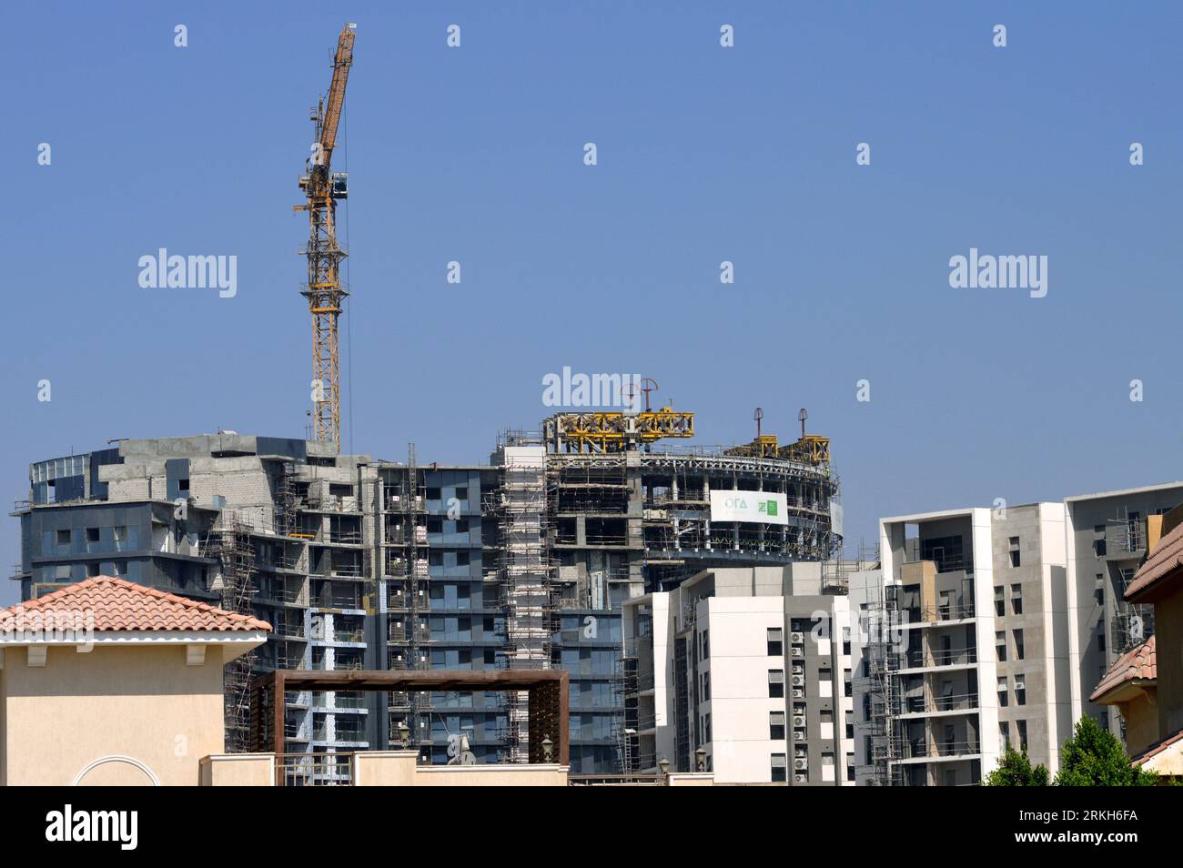 Giza, Egypt, August 19 2023: New residential high rise in Egypt, real ...
