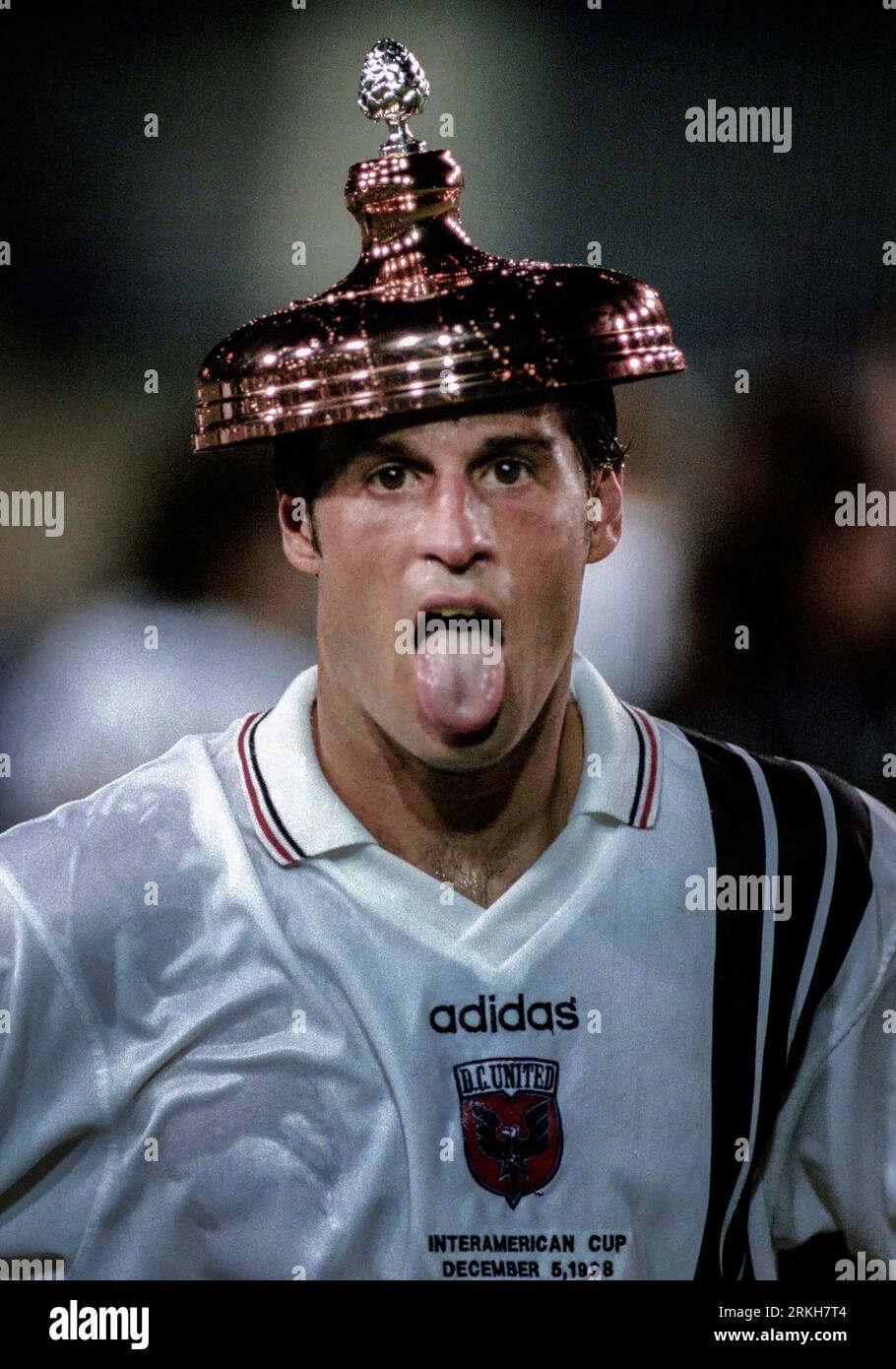 John Harkes after D.C. United had won the Inter Continental cup in 1998 ...