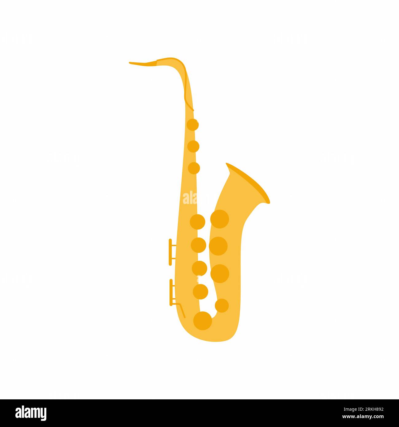 Saxophone icon. Musical instrument for jazz. Golden musical instruments ... Saxophone icon. Musical instrument for jazz. Golden musical instruments ...