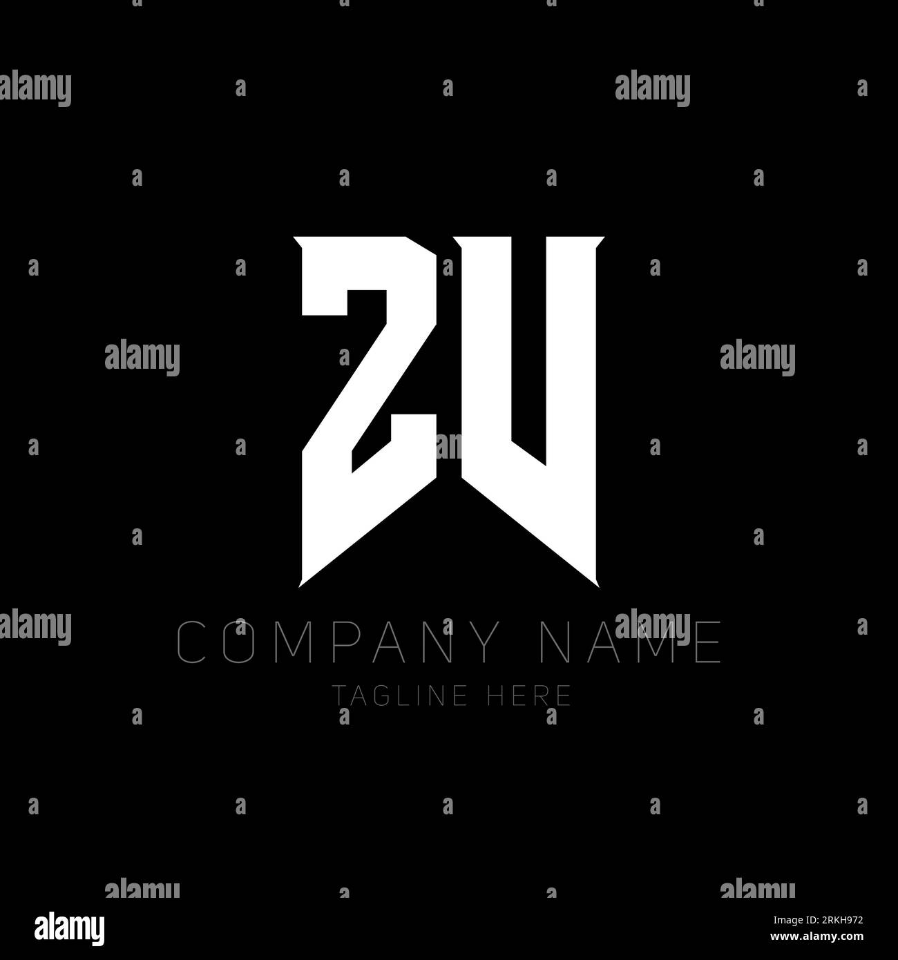 Zv gaming letters Stock Vector Images - Alamy