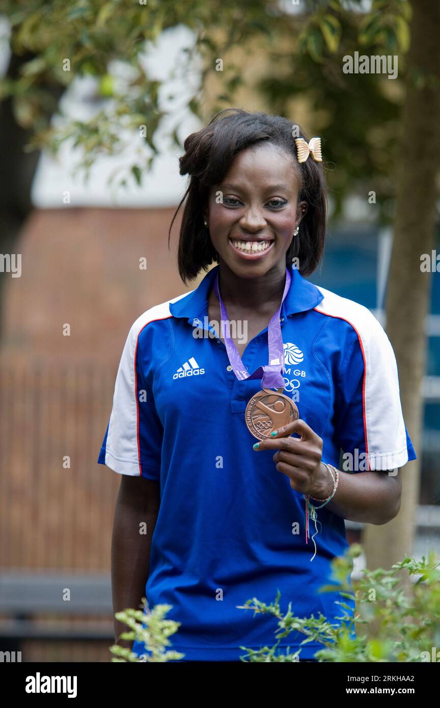 Annie Tagoe in 2010 after winning bronze at the Summer Youth Olympics ...