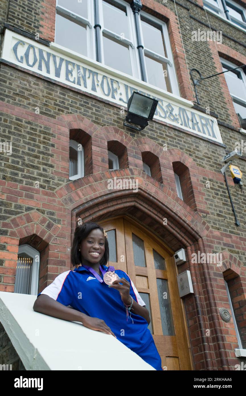 Annie Tagoe in 2010 after winning bronze at the Summer Youth Olympics ...