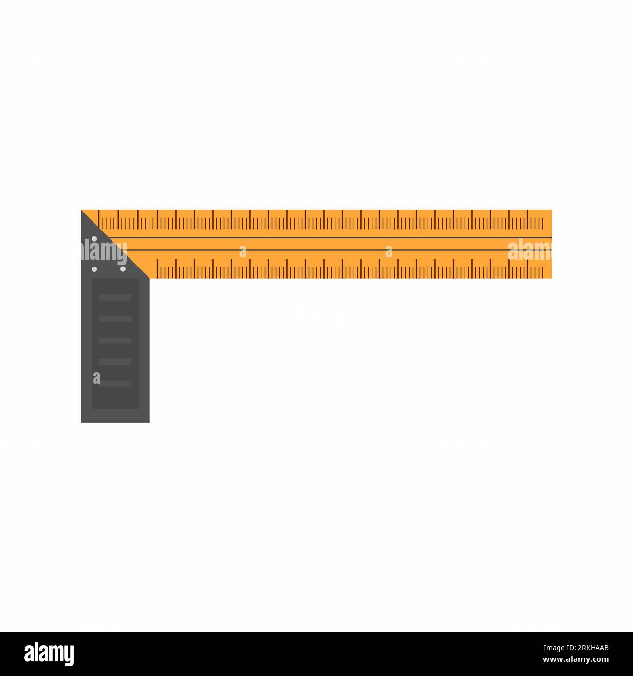 Carpenter ruler icon vector. Trendy flat carpenter ruler icon from ...