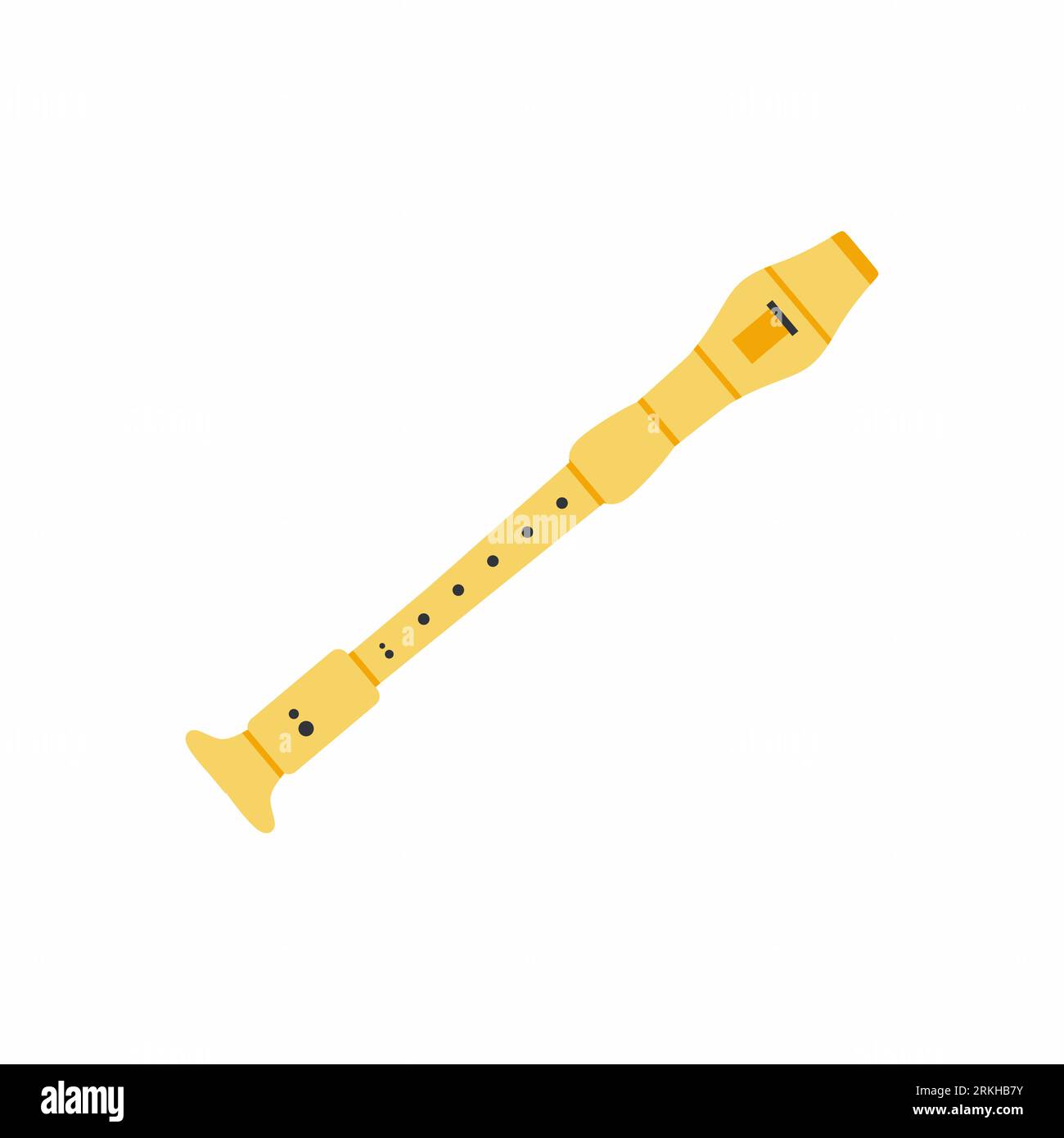 Flute flat icon. Woodwind instruments, concert, performance. Musical ...