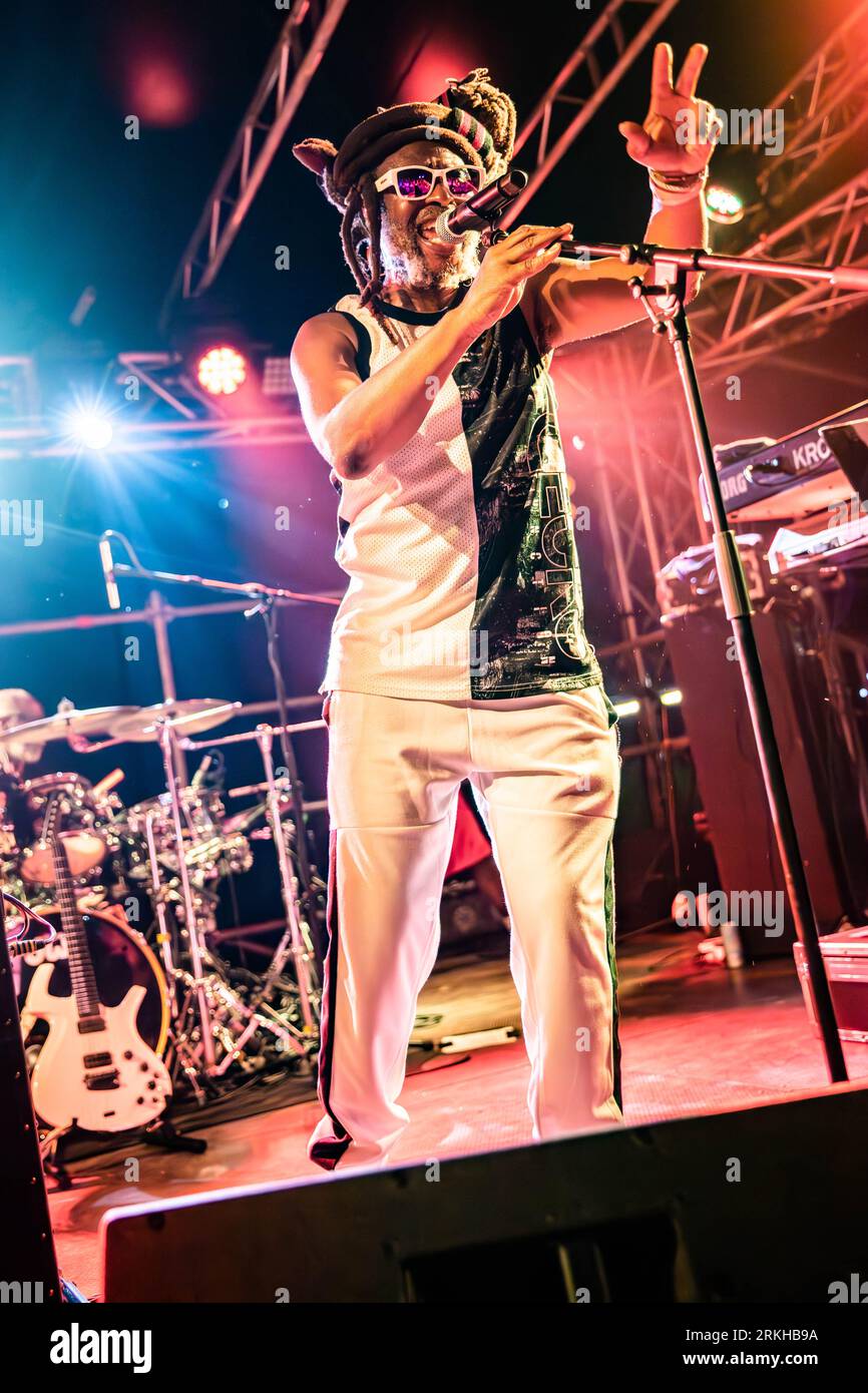 Milan, Italy. 24th Aug, 2023. The English roots reggae band STEEL PULSE ...