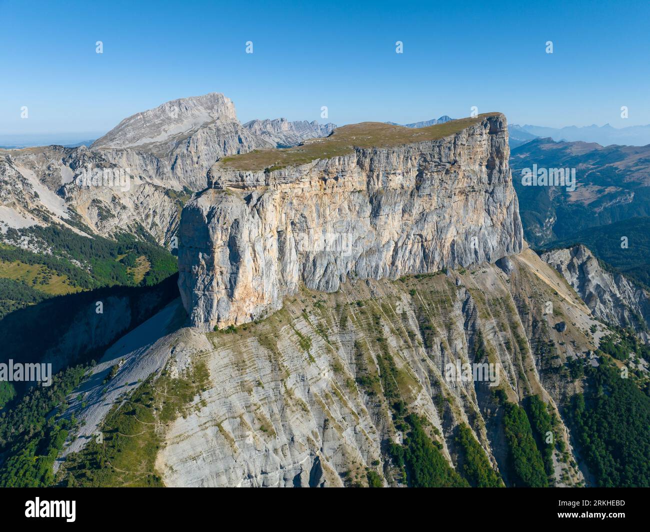 Mont Aiguille, Chichilianne, Vercors, France Stock Photo - Alamy