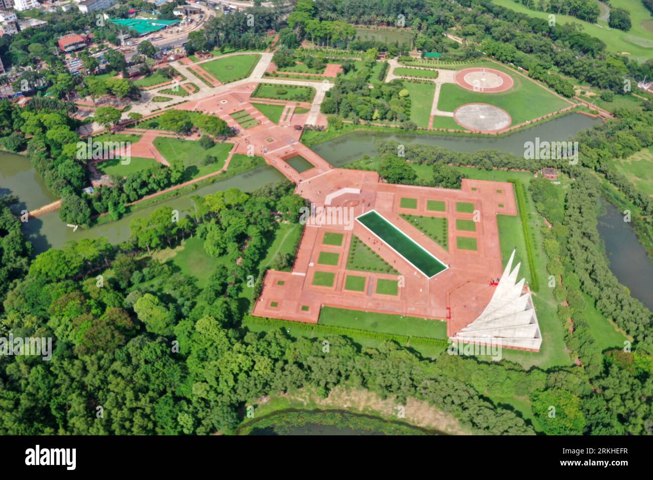 Dhaka, Bangladesh - July 04, 2023: The National Martyrs' Memorial at ...