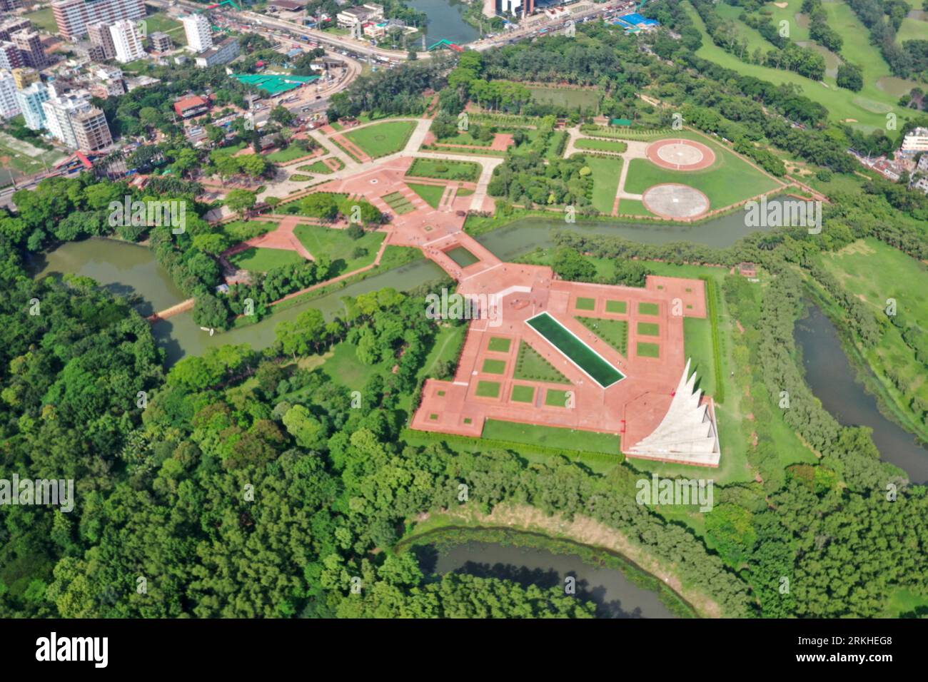 Dhaka, Bangladesh - July 04, 2023: The National Martyrs' Memorial at ...