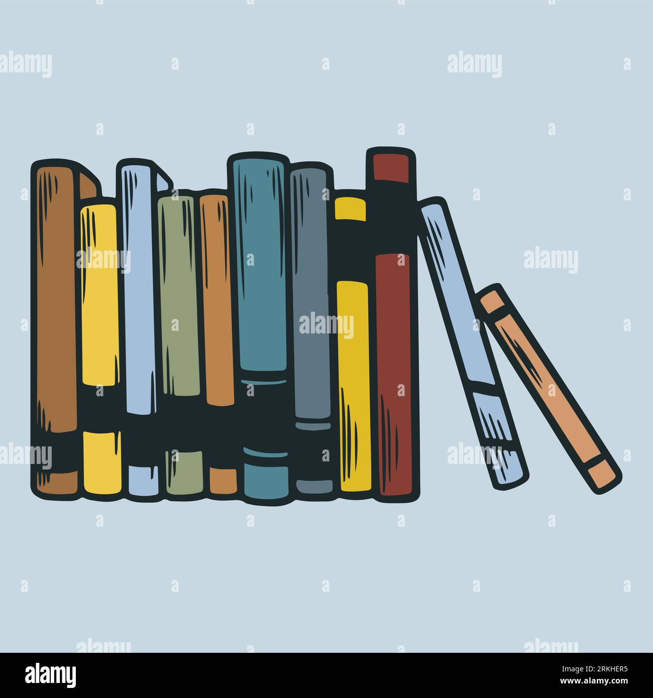 Cartoon notebook study educational icon hi-res stock photography and ...