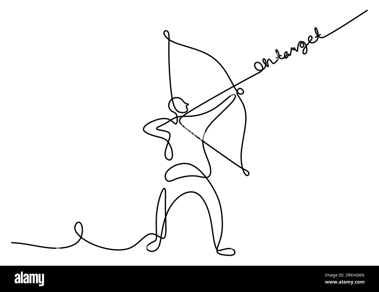 Archery Target Drawing