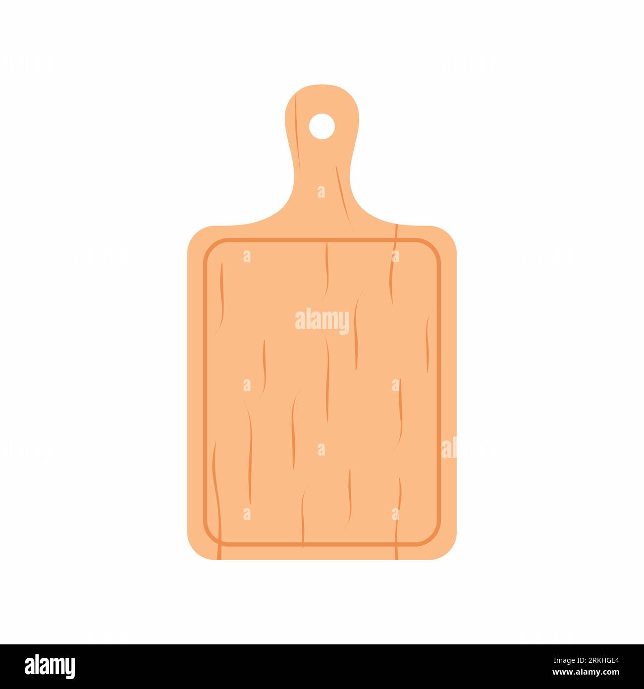Wooden cutting boards. Kitchenware icon on white background. Chopping ...